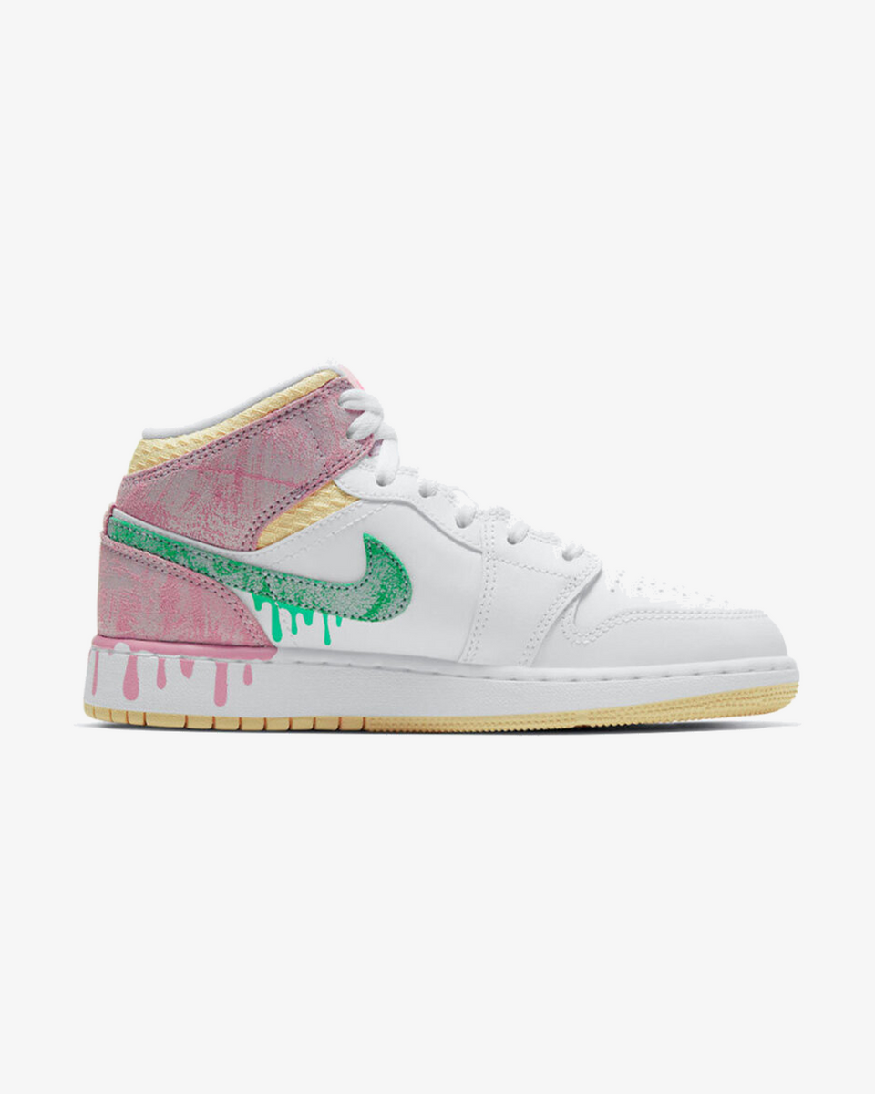 NIKE AIR JORDAN1 MID SE PAINT DRIP GS – Secret Sneaker Store Online