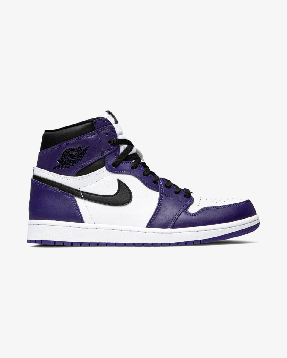 NIKE AIR JORDAN1 HIGH RETRO COURT PURPLE WHITE 2020 – Secret Sneaker ...