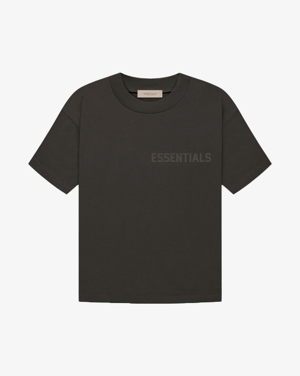 FOG ESSENTIALS SS23 SILICON LOGO OFF BLACK TEE – Secret Sneaker Store ...