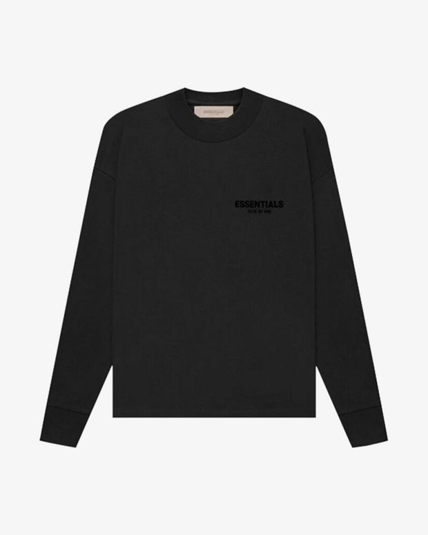 FOG ESSENTIALS SS22 STRETCH LIMO BLACK LONG SLEEVE TEE – Secret Sneaker ...