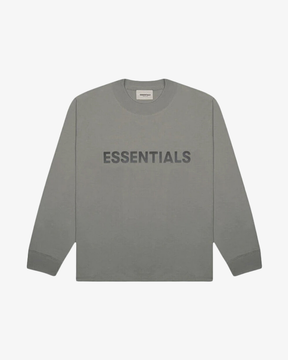 FOG ESSENTIALS SS20 SILCON APPLIQUE LOGO CHARCOAL LONGSLEEVE – Secret ...