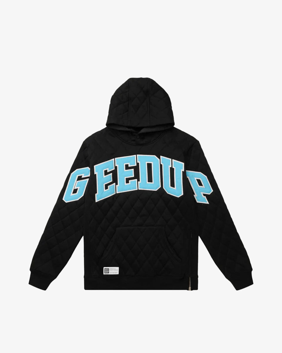 GEEDUP TEAM LOGO HOODIE BLACK BABY BLUE 2.0 (NEW) – Secret Sneaker ...