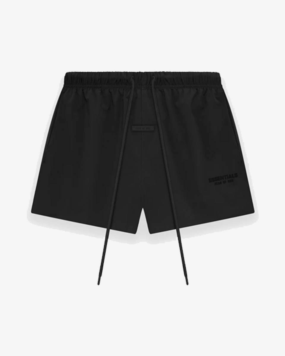 FOG ESSENTIALS FW24 JET BLACK NYLON RUNNING SHORTS (NEW) – Secret ...