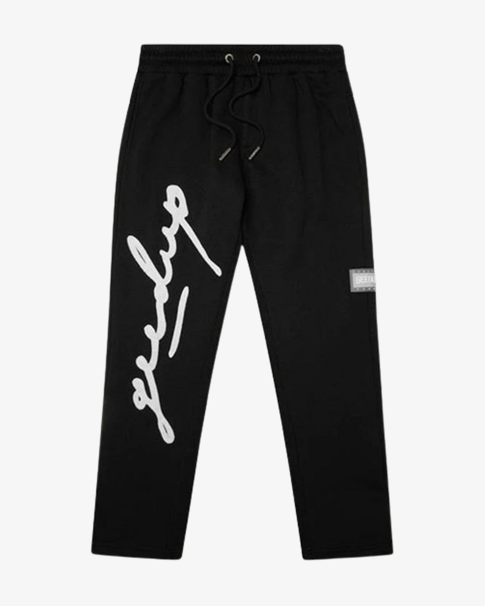 GEEDUP SIGNATURE TRACKPANTS BLACK WHITE – Secret Sneaker Store Online