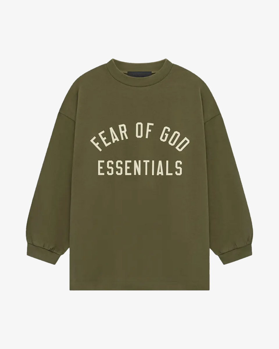 FOG ESSENTIALS FALL24 MILITARY JERSEY KIDS LONGSLEEVE – Secret Sneaker ...