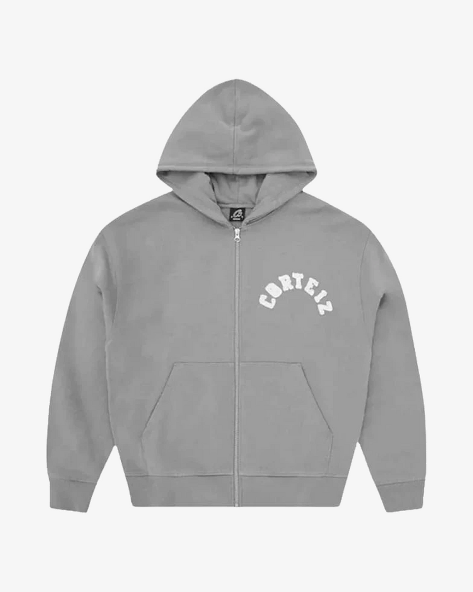 CORTEIZ COLLY ARCH ZIP HOODIE PEWTER – Secret Sneaker Store Online