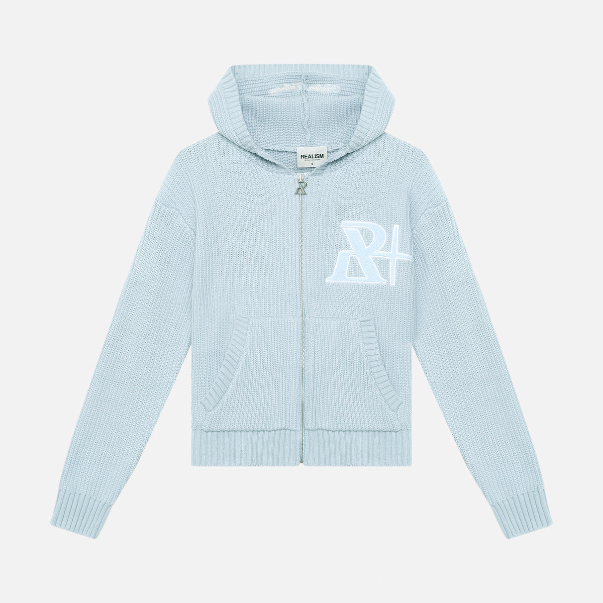 SSS REALISM VIVANT KNIT ZIP HOODIE POWDER BLUE – Secret Sneaker Store ...