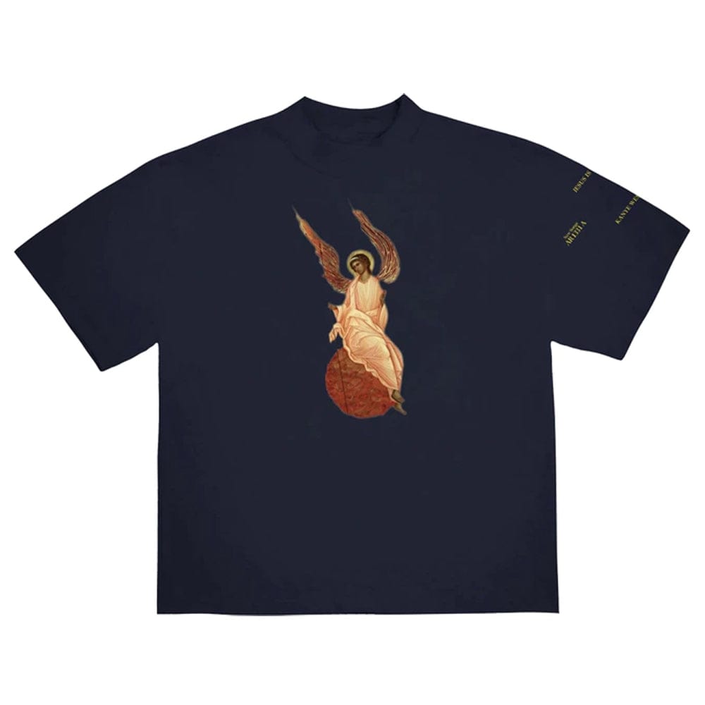KANYE WEST JESUS IS KING ARCHANGEL TEE NAVY - – Secret Sneaker Store Online