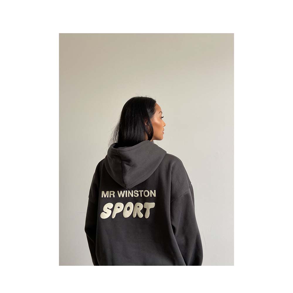 MR WINSTON VINTAGE BLACK CREAM HOODIE – Secret Sneaker Store Online