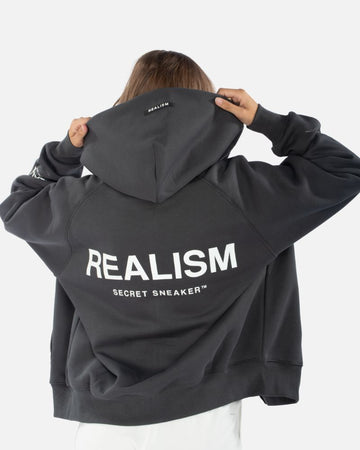 SSS REALISM VISION ZIP HOODIE GRAPHITE – Secret Sneaker Store Online